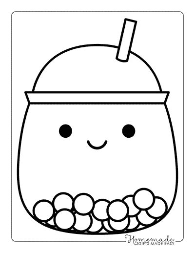 50 Free Squishmallow Style Coloring Pages Printable Pdfs