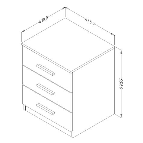 Noční Stolek Tabe Bílá Okay Cz