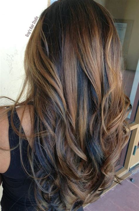 Light Brown Hair With Caramel Lowlights And Blonde Highlights