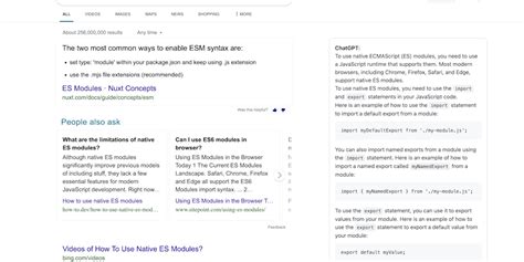 Chatgpt For Search Engines Prompt Templates Display Chatgpt Responses For Search Results We