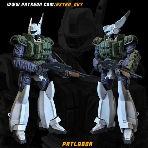 Файл 3d Patlabor 3d Printable 100mm・Дизайн 3d принтера для загрузки・cults