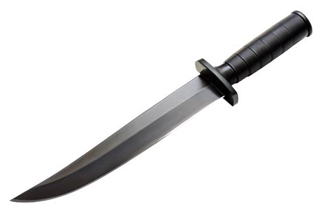 Sharp Black Blade Combat Knife For Military And Survival Gear 58306418 Png