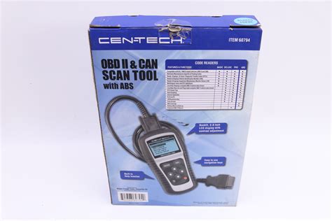 Cen Tech 60794 Abs Can Obd Ii Automotive Diagnostic Tool