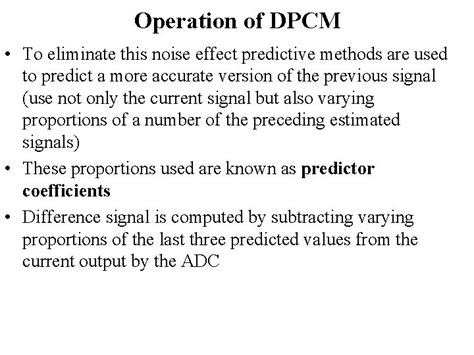 Lecture 5 Audio And Video Compression Audio Compression