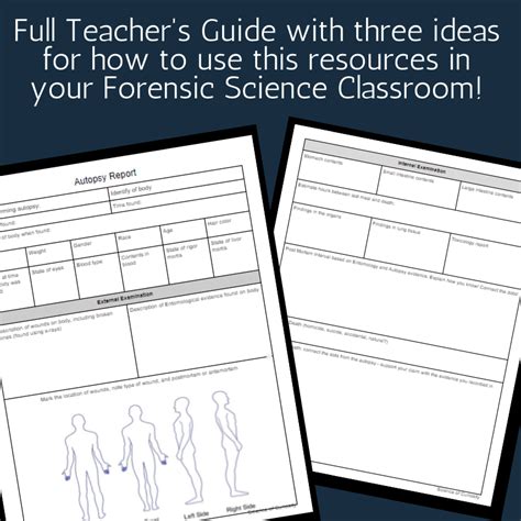 Forensics Autopsy Report Activity For High School Teach Every Day