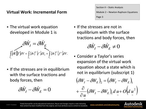 Ppt Static Analysis Newton Raphson Equations Powerpoint Presentation