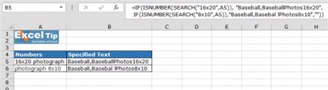 If A Cell Contains A Certain Text Then Put A Specified Number In Another Cell