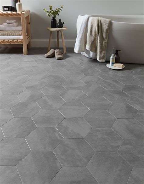 Symphony Hex Tile Dove Grey Direct Wood Flooring