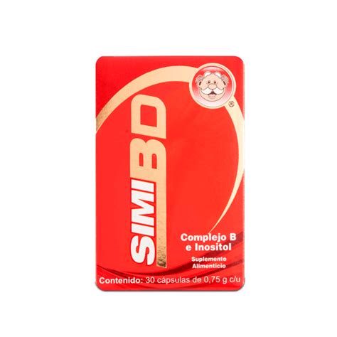 Simi B Diabetico Complejo B E Inositol 30 Capsulas Farmacias Similares® Tienda Online