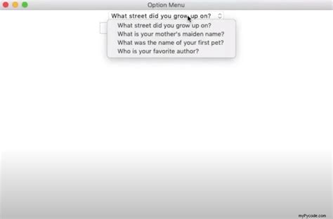 Cuadro De Lista Y Menú De Opciones De Tkinter¿cómo Usar Los Widgets Del Cuadro De Lista Y El