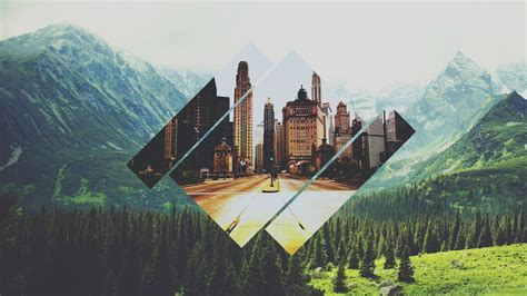 Awesome Polyscape Tutorial Photoshop Quick And Easy Hd Youtube