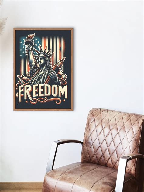 Freedom Poster Etsy