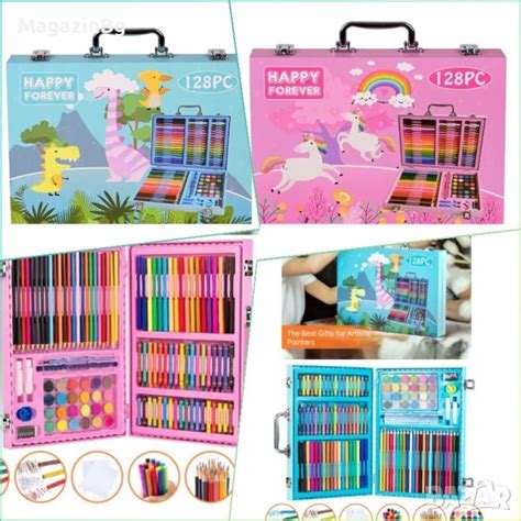 Комплект за Рисуване и оцветяване Komplekt Za Risuvane Чудесен Подарък