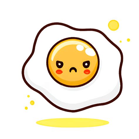 Chibi Kawaii Spiegelei · Creative Fabrica