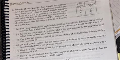 Solved Hapter 7 Problem Set 8 Multiple Choice Strategy