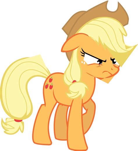 Applejack Angry Vector