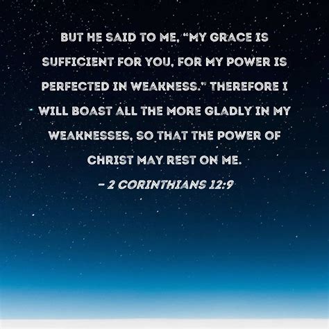 2 Corinthians 12 9 Background