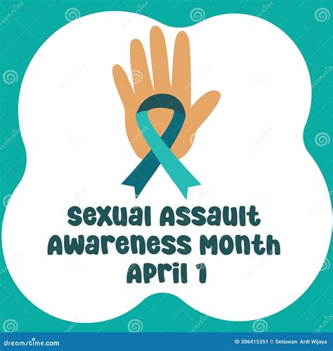 Vector Graphic Of Sexual Assault Awareness Month Ideal For Sexual