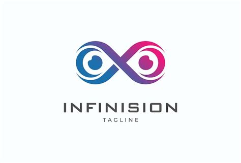 Infinity Logo Design Eye With Infinity Combination Usable For