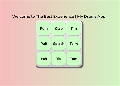 Github Julianatagamidrums App This App Was Build With Html Css And