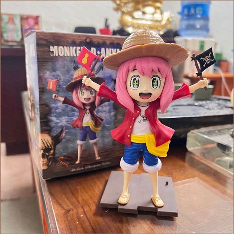 Spy X Falimy X One Piece Luffy Anya Forger Action Figure ตุ๊กตาสําหรับ