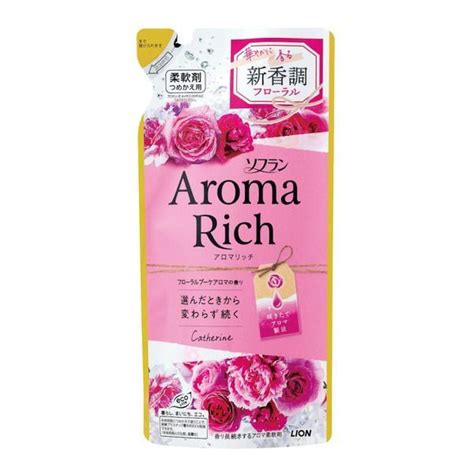 LION Кондиционер для белья длительного действия Aroma Rich Catherine с ...