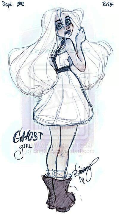 Ghost Girl Drawing