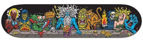 Jim Phillips Last Supper Santa Cruz Skateboard Art Skate Art Skateboard