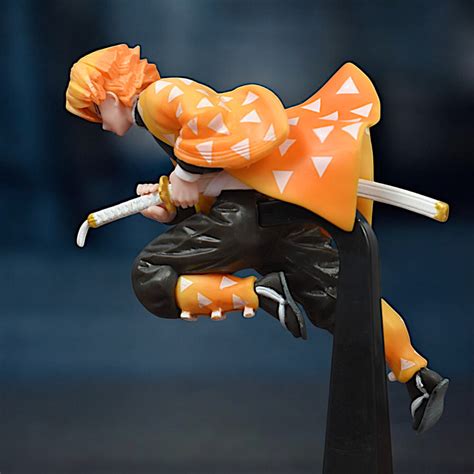 Zenitsu Iconic Pose Action Figure With Stand Demon Slayer Masi