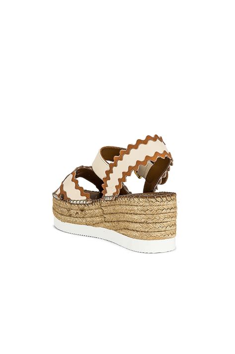 See By Chloe Glyn Platform Espadrille In Natural Revolve