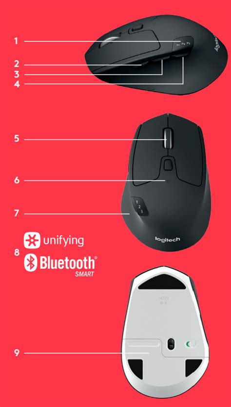 Logitech M720 Triathlon Mouse Manual Pairing Connect Manualslib