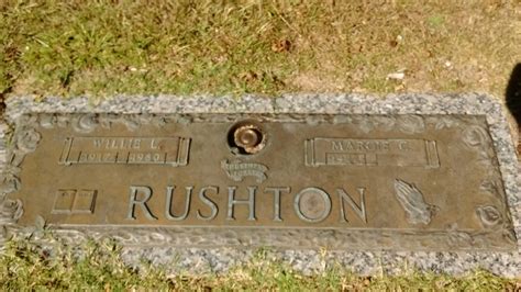 Willie Lee Rushton 1917 1980 Mémorial Find A Grave