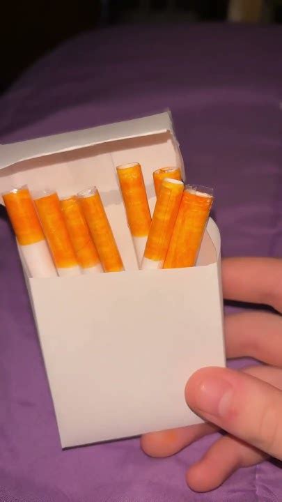 How To Make Paper Cigarettes Papercraft Art Ciggarettes Antizoo