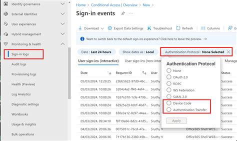 Control Authentication Flows Using Conditional Access Policy