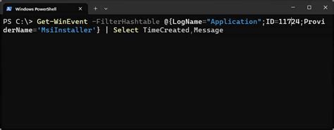 如何在 windows 中使用 powershell 列出軟體安裝與解除安裝記錄 關鍵應用