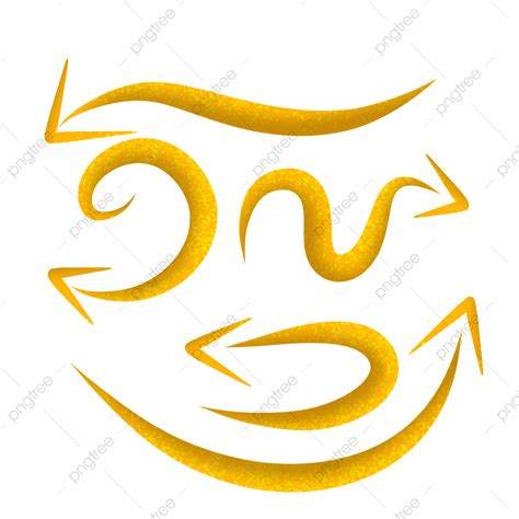 Yellow Arrow 3d Vector 3d Yellow Arrow Collection Of Arrows