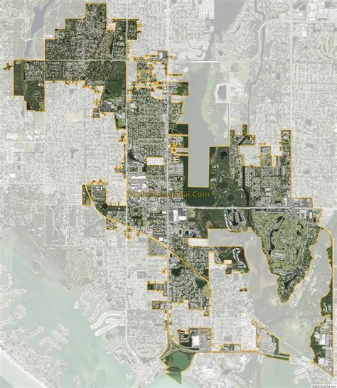 Map Of Seminole City Florida Thong Thai Real