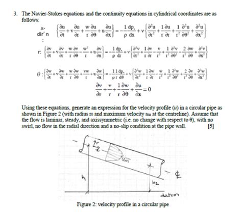 The Navier Stokes Equations And The Continuity