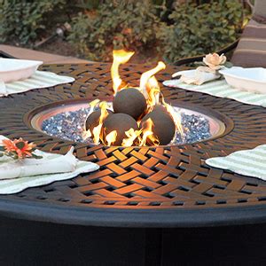 Stanbroil Ceramic Balls 3” Round Fire Stones For Fire