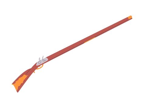 Premium Vector Long Rifle Firearm Weapon Attack Shot Dangerous