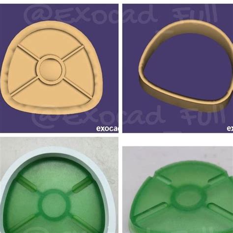 🦷 Base Dividida Para Impresión De Misha Bodnar・archivo 3d Para Impresión 3d Papercraft