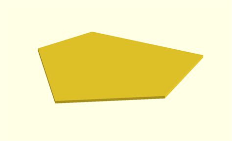 Monohedral Convex Pentagonal Tile Type 15 Openscad By Stone Age