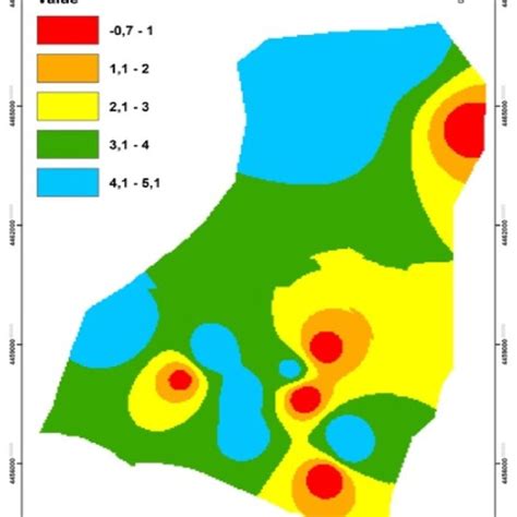A Drastic Vulnerability Map Left And B Pesticide Drastic Download Scientific Diagram