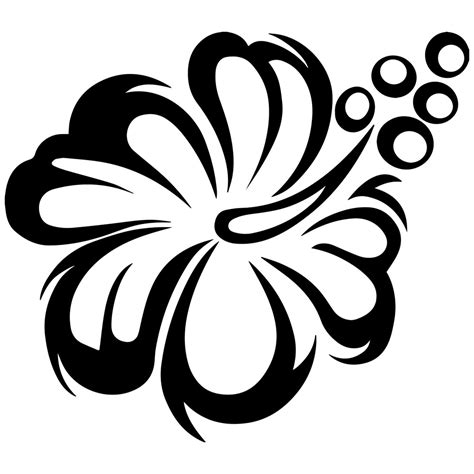 Free Flower Clipart Black And White Download Free Flower Clipart Black