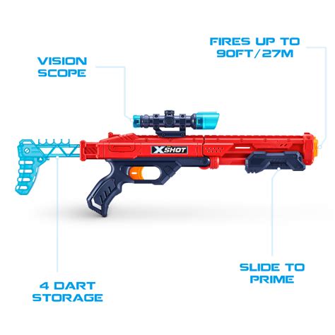 X Shot Excel Hawk Eye Foam Dart Blaster By Zuru Aussie Toys Online