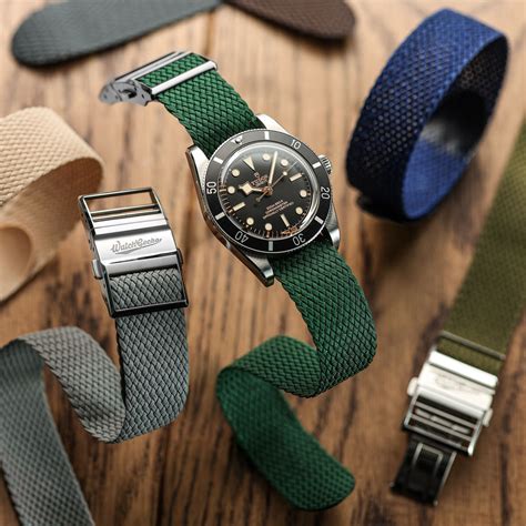 Octopod Perlon Nylon Watch Strap Earth Watchgecko