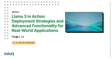 Opensource Llama3 Infoq Llms Generativeai Artificialintelligence Machinelearning
