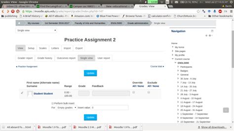 Marking An Assignment In Moodle Educational Research Techniques
