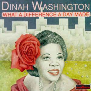 Dinah Washington What A Difference A Day Made Discogs