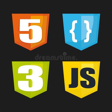 Programming Development And Coding Concept Banners Stock Vector Illustration Of Mockup